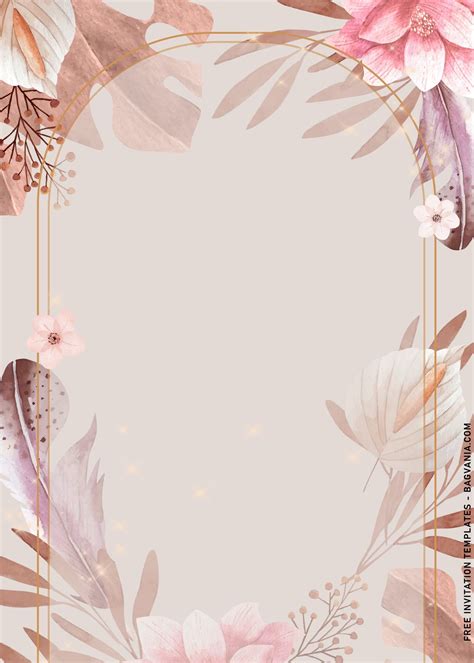 Birthday Invitation Background Free Birthday Invitation Templates Flower Invitation Disney