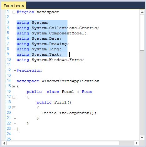 Editing In Windows Forms Syntax Editor Control Syncfusion