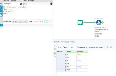 solved if statement for non whole numbers alteryx community