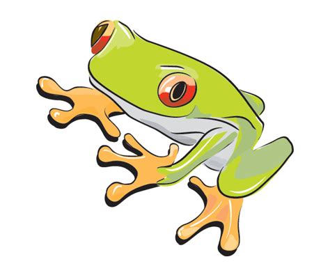 Red Eyed Tree Frog Clip Art Library