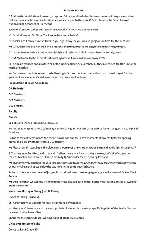 Js Prom Script Js Prom Script E And M In The World Where Knowledge Is Powerful Tool And Brain