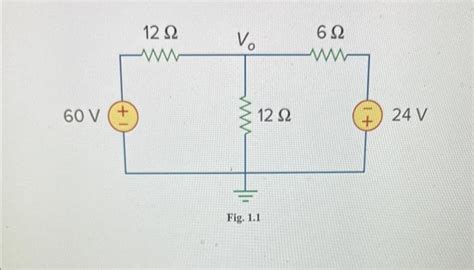 Solved For The Circuit In Fig Below Using Nodal Analysis