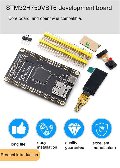 stm32h7 core board stm32h750vbt6 type c usb development board for