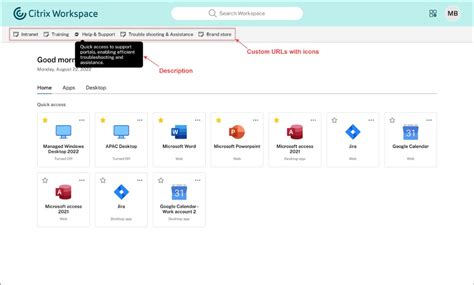 New Feature Pinned Links In Citrix Workspace App Michael A Buono Mba Posted On The Topic