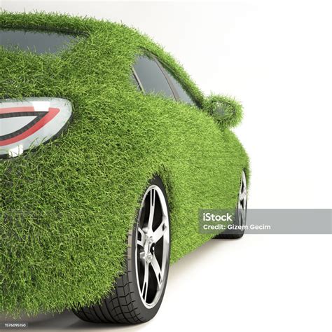 전기 자동차 충전소가 있는 친환경 자동차 개념 흰색으로 분리된 Ev 자동차 3차원 형태에 대한 스톡 사진 및 기타 이미지 3차원 형태 개념 금융 Istock