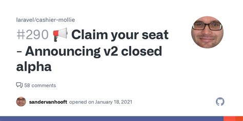 📢 claim your seat announcing v2 closed alpha · issue 290 · laravel