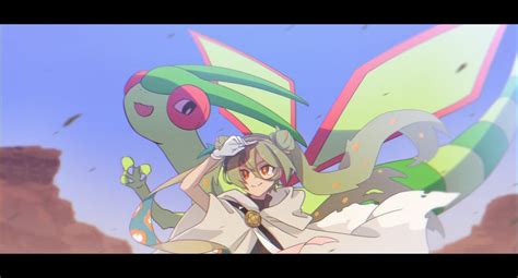 Hatsune Miku Flygon And Ground Miku Pokemon And 2 More Drawn By