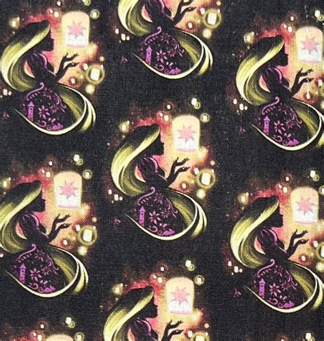 Good Versus Evil Rapunzel Tangled Remnants 100 Cotton Etsy