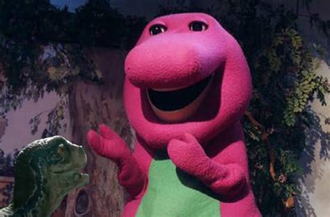 Blue Meets Barney The Dinosaur By Mnstrfrc On Deviantart