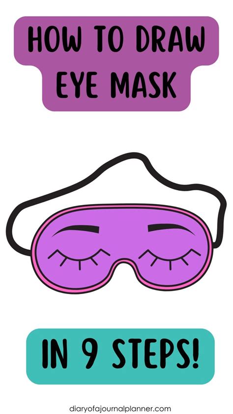 How To Draw An Eye Mask Easy Eye Mask Drawing To Try In 2025