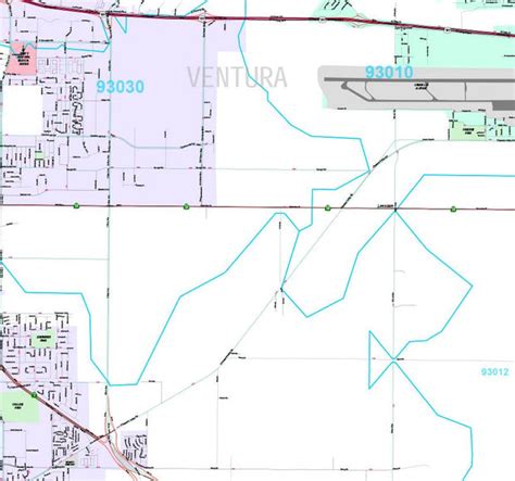 Premium Style Wall Map Of Oxnard Ca By Market Maps American Map Store