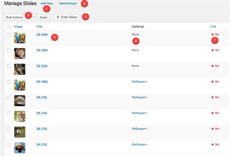 Wordpress Slideshow Gallery Plugin Manage Slides