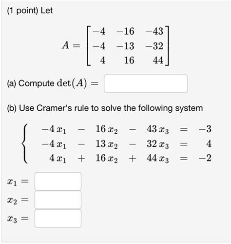Solved Point Let A A Compute Chegg Com
