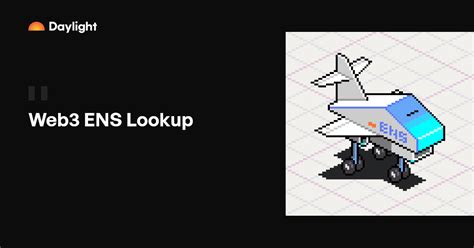 Web3 Ens Lookup Daylight