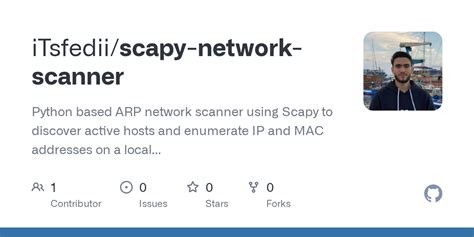 Github Itsfediiscapy Network Scanner Python Based Arp Network
