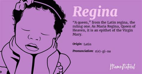 Regina Name Meaning Origin Popularity Girl Names Like Regina Mama