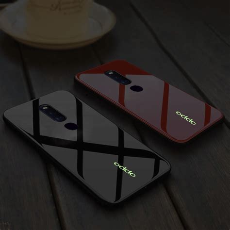 Vaku ® Oppo F11 Pro Radium Glow Light Illuminated Oppo Logo 3d Designer