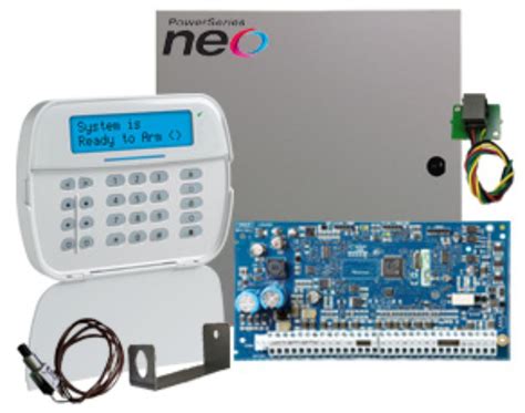 Dsc Powerseries Neo Basic Kit 16 Zone With Dsc Hs2lcds Keypad And No P Cctvmasters Com Au