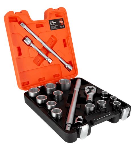 Juego De Dados Con Chicharra Y Accesorios Bahco Slx17