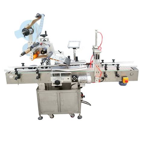 C Shape Top Seal Labeling Machine 360° Tamper Evident Label