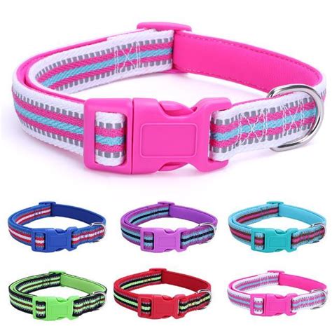 Fluorescent Clashing Stripes Solid Nylon Reflective Neoprene Padding