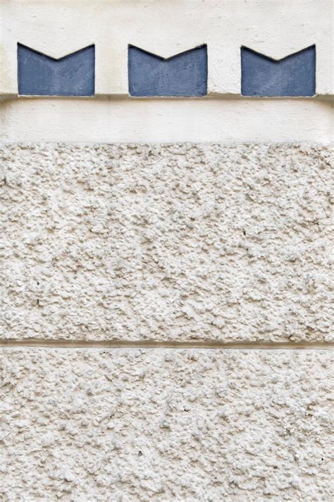 Premium Photo White Concrete Surface Small Bitmap With Three Blue