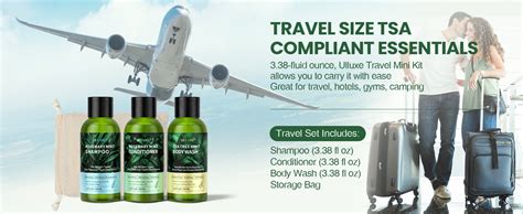 Travel Shampoo Conditioner And Body Wash T Set Trio
