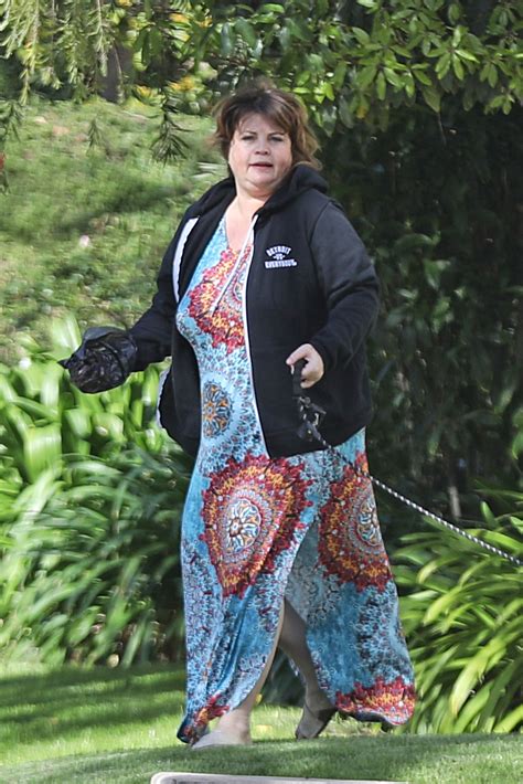 Ex Baywatch Babe Yasmine Bleeth 51 Smiles As She Walks Dog 17 Years