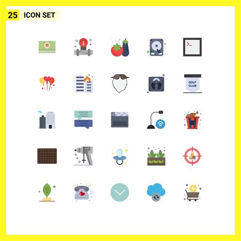 Stock Vector Icon Pack Of 25 Line Signs And Symbols For Bloone Console Shopping Code Drive