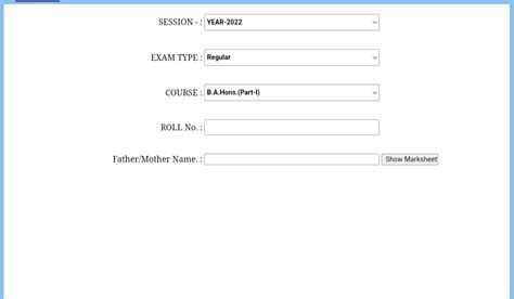 Ug Regular Ba Hons Part 1 Session 2021 24 Examination Result Is Declared