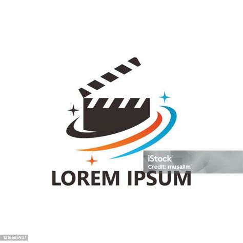Digital Movie Logo Template Desain Vektor Lambang Konsep Desain Simbol Kreatif Ikon Ilustrasi