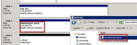 Configuring Volume Mountpoints On A Sql Server 2008 Failover Cluster