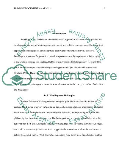 Primary Document Analysis Essay Example Topics And Well Written