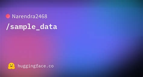 narendra2468 sample data · datasets at hugging face