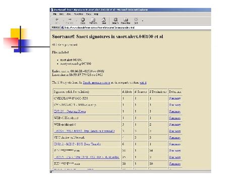 The Open Source Network Intrusion Detection System Secure