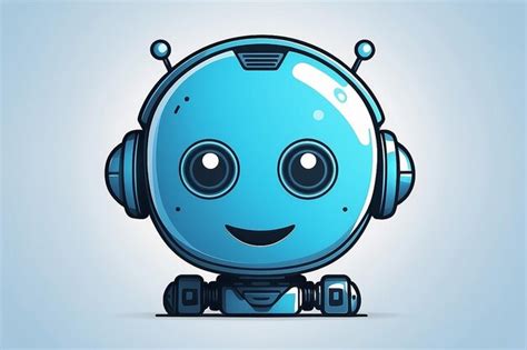 Premium Photo Robot Icon Chatbot Icon Cute Smiling Bot
