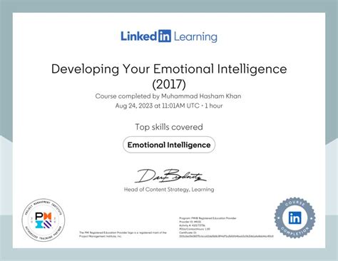 Muhammad Hasham Khan On Linkedin Certificate Of Completion