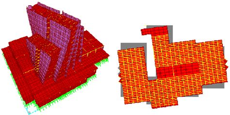 First Three Mode Shapes Of The Finite Element Model Download Scientific Diagram