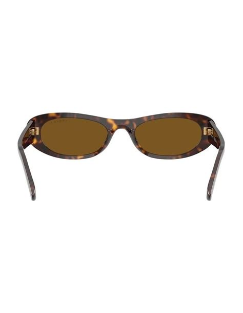 Vogue Eyewear Acetate Polarised Sunglasses In Brown Myer