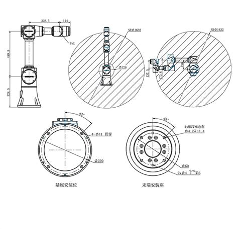 6 Axis Cobot Industrial Robot For Automation And Therapy