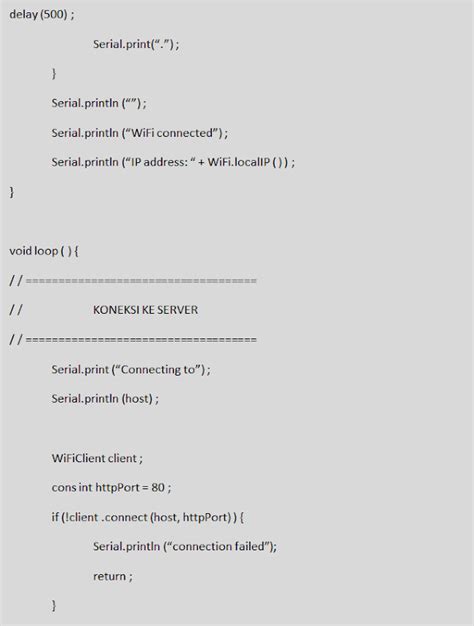 Sketch Modul Wifi Esp8266 01 Sebagai Web Client Mode Kirim
