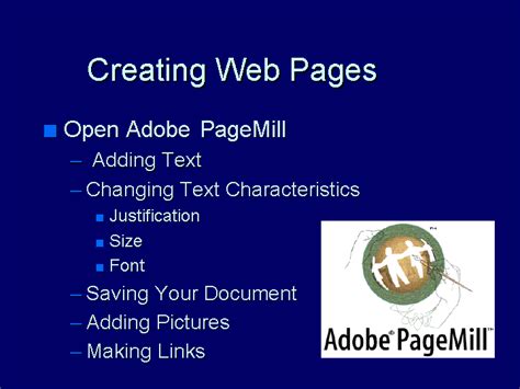 creating web pages