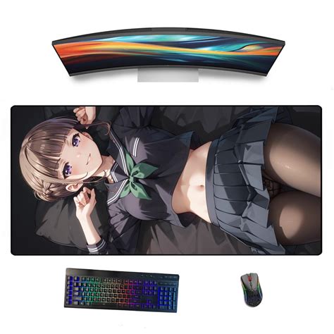 Big Gaming Xxl Mouse Pad Desk Mat Mousepad Anime Girl Ass Tits Booty