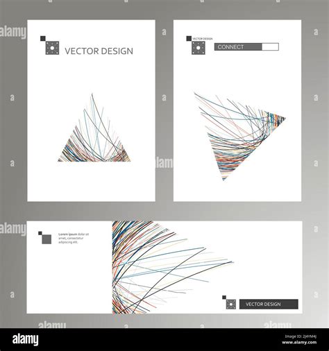 Vector Triangle Lines Graphic Futuristic Geometric Pattern Illustration Stock Vector Image