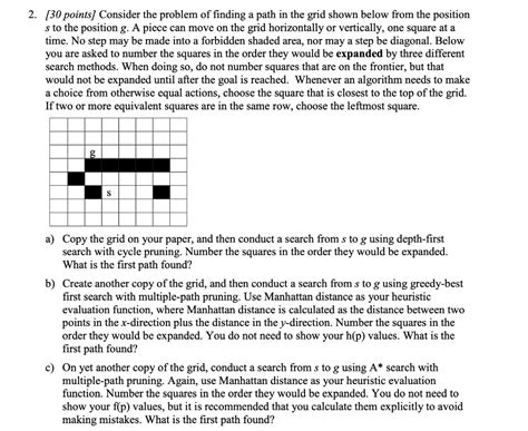 Solved Points Consider The Problem Of Finding A Path Chegg