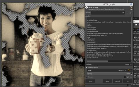 The New Gegl Syntax I Wrote Turns Any Image In Gimp Into A Old Photo