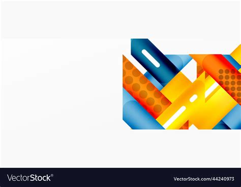 Background Color Abstract Overlapping Stripes Vector Image