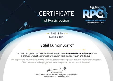 Sahil Kumar Sarraf On Linkedin Rakuten Enterprisesaas Ai Rims