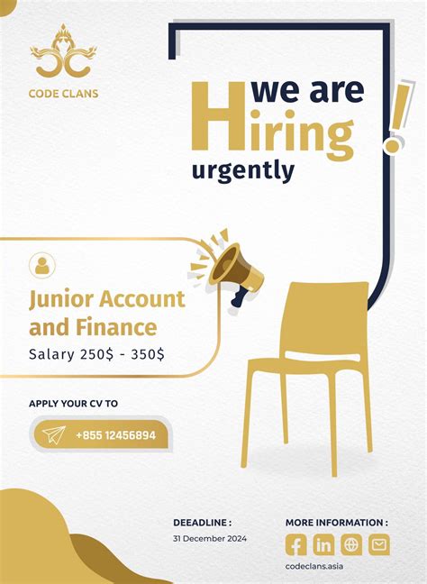 Code Clans ស្វែងរកបេក្ខជនផ្នែកបច្ចេកវិទ្យាដើម្បីបំពេញ ការងារដូចខាងក្រោម