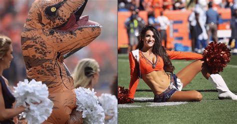 The Denver Broncos Cheerleader Who Dressed Up As A T Rex Is Way Hotter